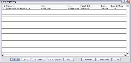Tracking Checklists, Contingencies, & Expired Listings